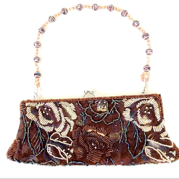 Bags | Vintage Beaded Mini Purse | Poshmark